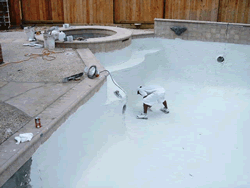Custom Pools Construction Plaster Surface | Start Up | Cypress Spring ...