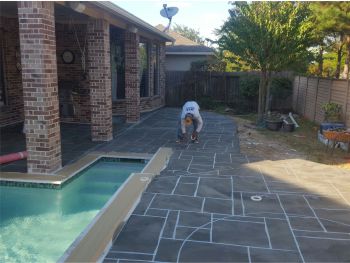 Custom Pools Construction Plaster Surface | Start Up | Cypress Spring ...